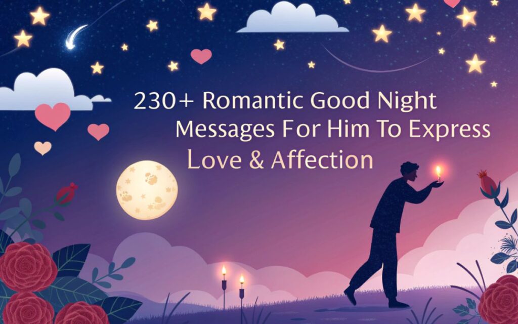 230+ Romantic Good Night Messages For Him (Copy Paste)