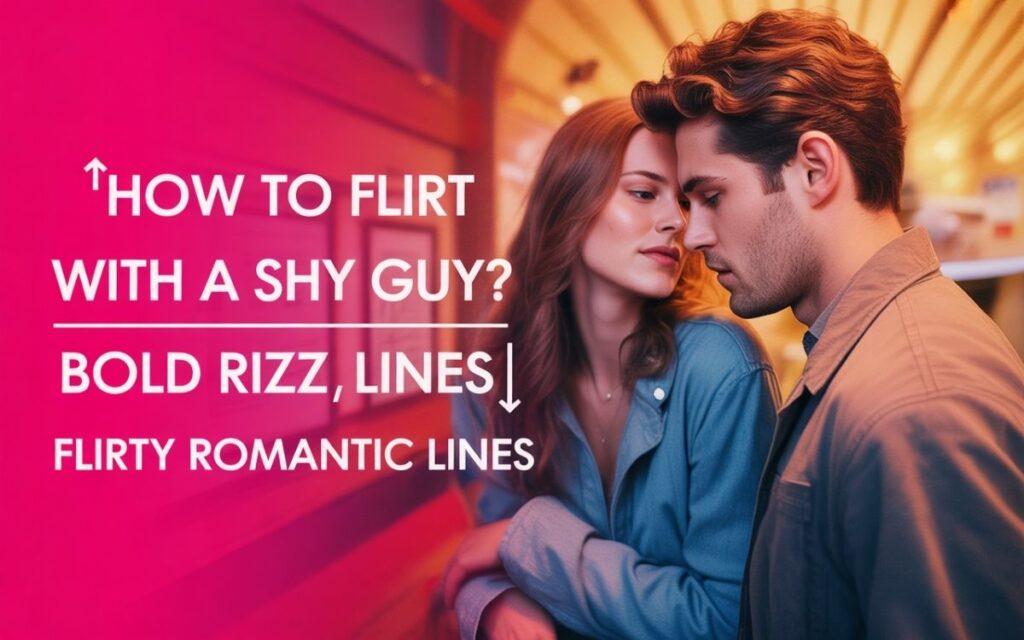 How to Flirt with a Shy Guy ? Bold Rizz Lines (Copy Paste)