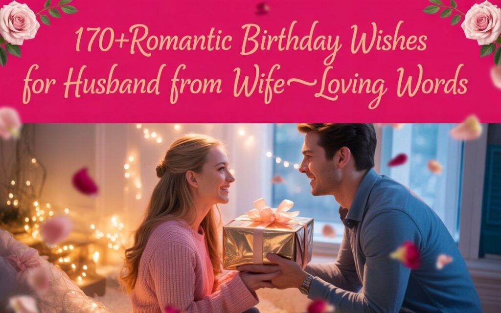 170+Romantic Birthday Wishes for Husband from Wife (copy paste)