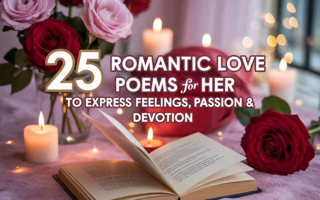 25 Romantic Love Poems for Her to Show Endless Affection